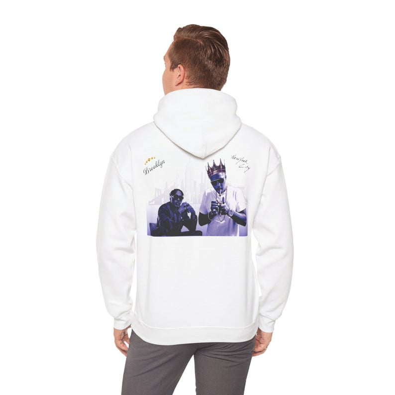 Nas Icon Label Hoodie - Timeless White Classic - Walmart.com