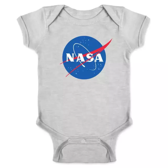 Nasa Approved Meatball Logo Graphic Space Vintage Baby Bodysuit Cute ...