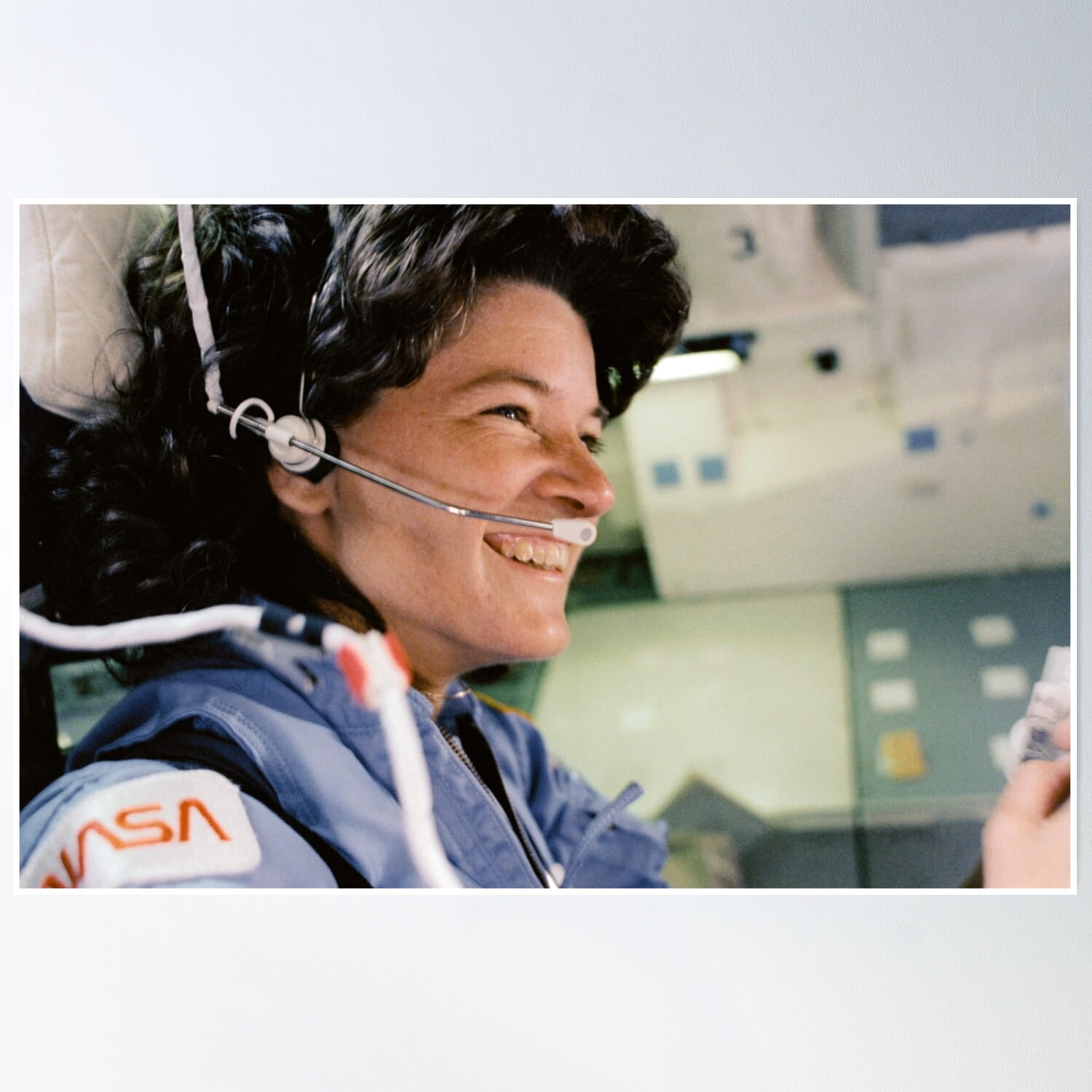 Nasa Astronaut Sally Ride Poster Wall Art, Modern Wall Decor, 8x12 ...