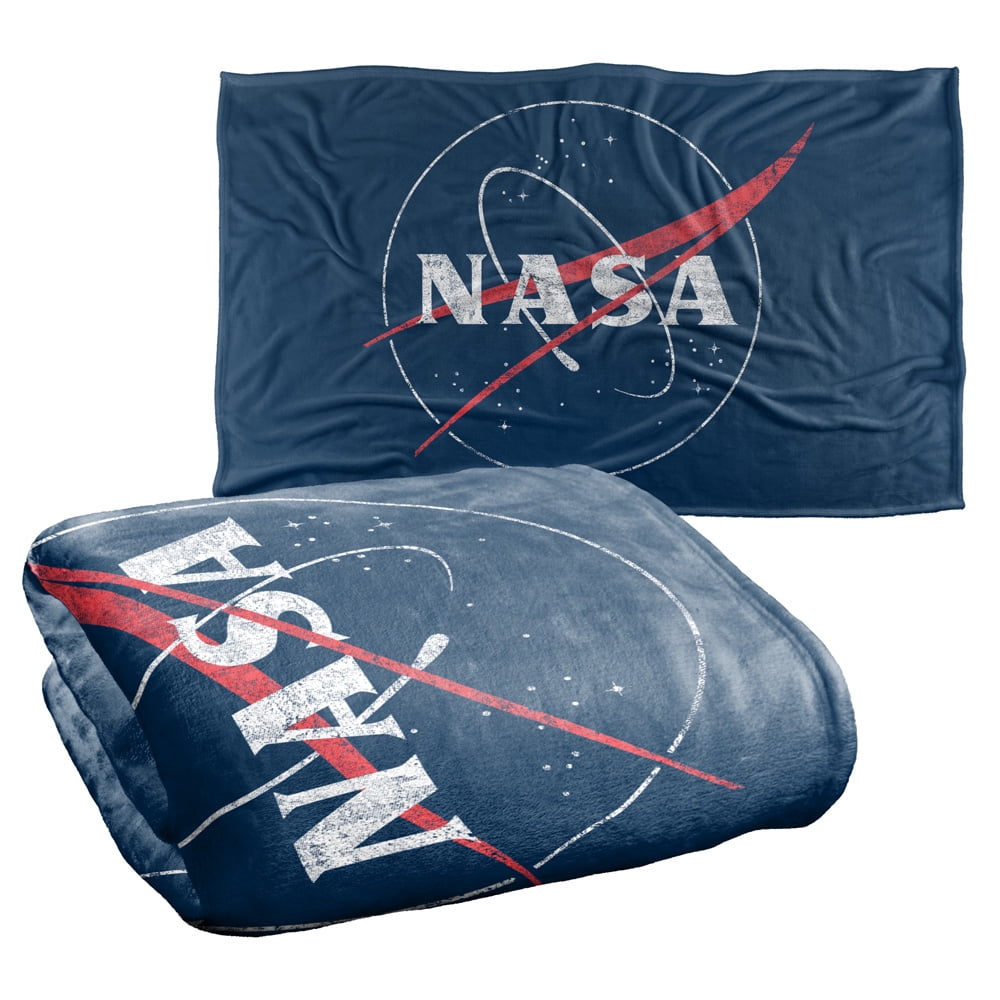 Nasa Distressed Logo Silky Touch Super Soft Throw Blanket 36" x 58 ...