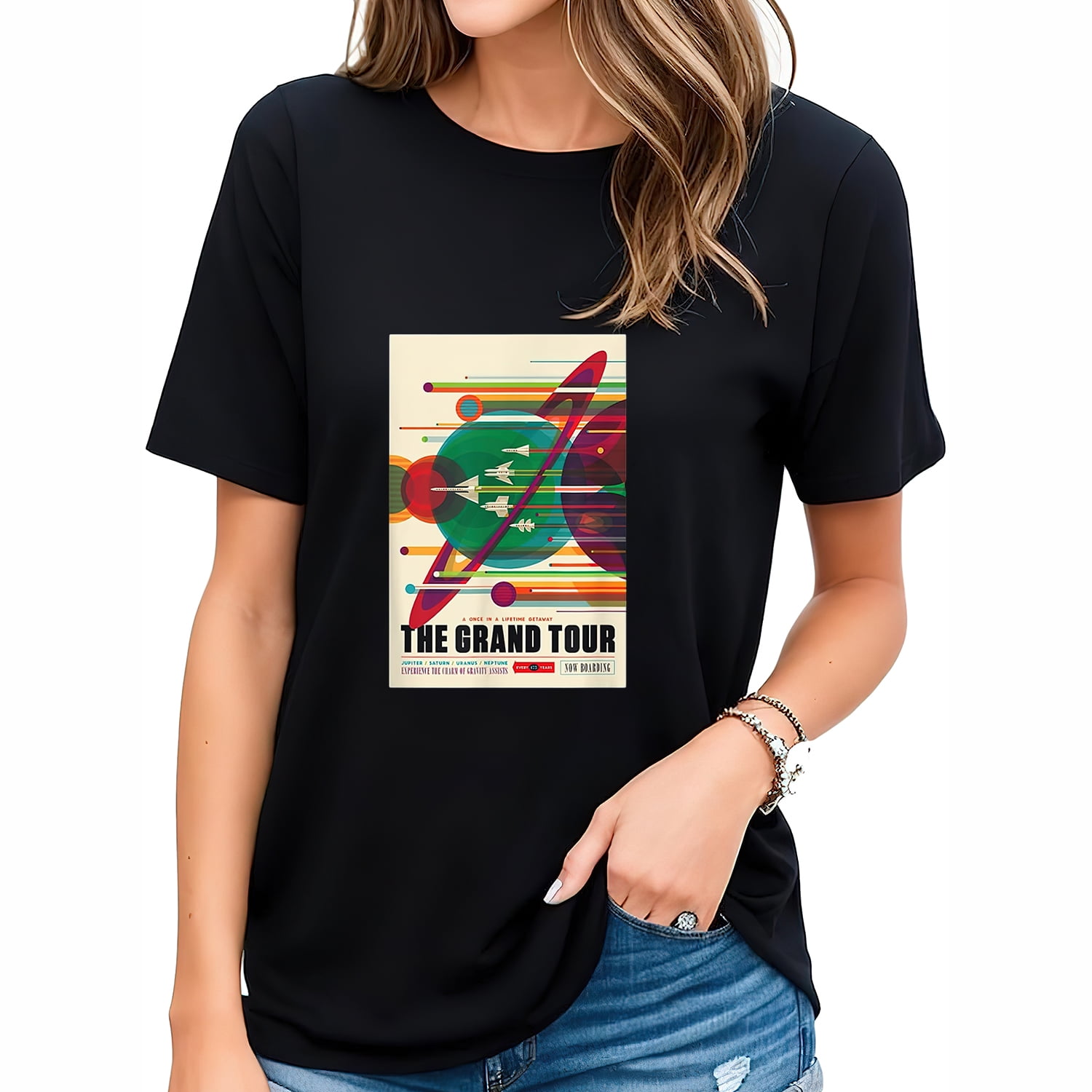 Nasa Jpl Visions Of The Future Space Tourism Travel Poster T-Shirt ...