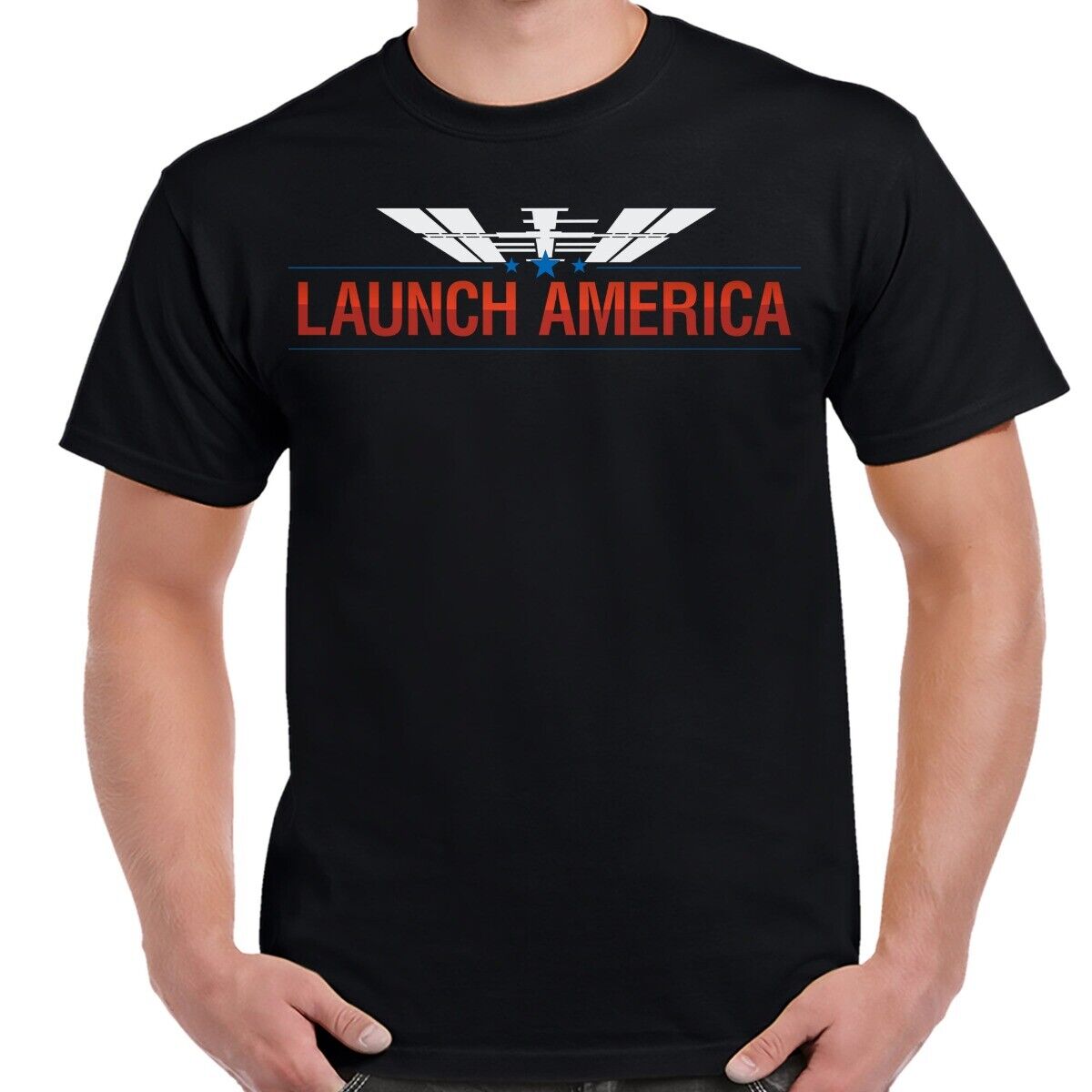 Nasa Launch America Color Logo Shirt - Walmart.com