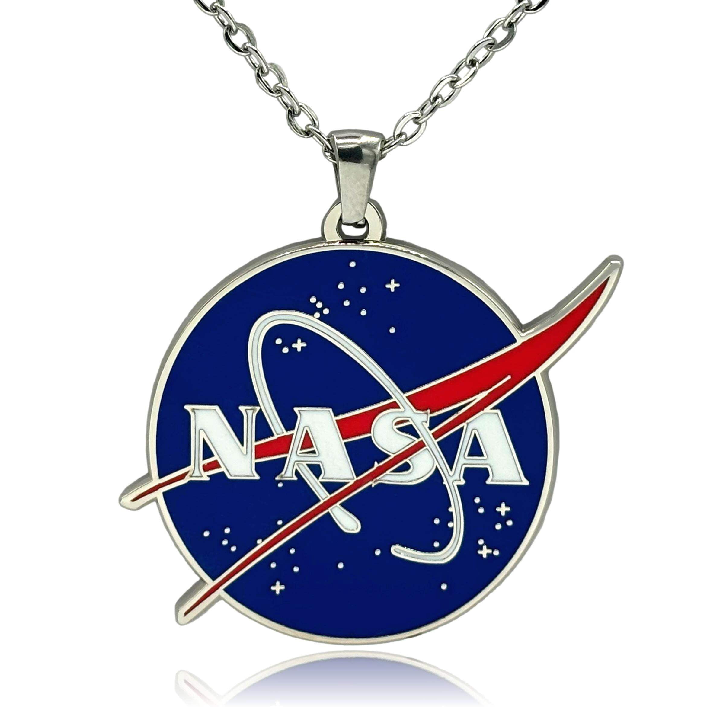 Nasa Logo Enamel Pendant Necklace | Clayton Jewelry Labs - Walmart.com