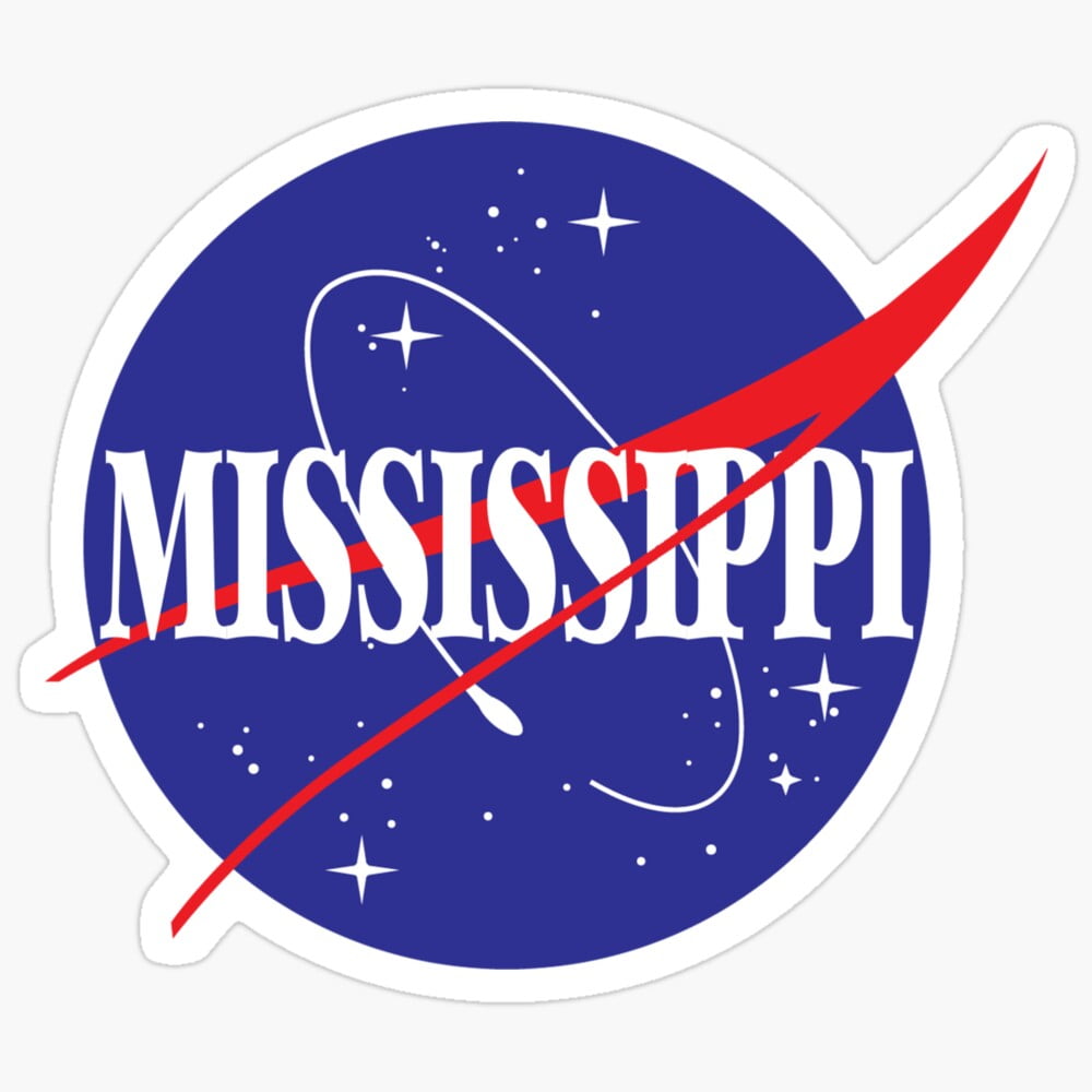 Nasa Mississippi Sticker Phone Decal Water Bottle Stickers Car Decals ...