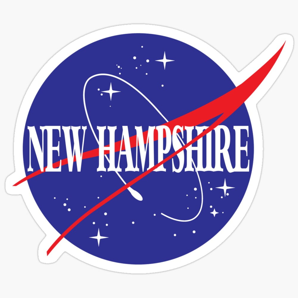 Nasa New Hampshire Sticker Phone Decal Water Bottle Stickers Car Decals ...