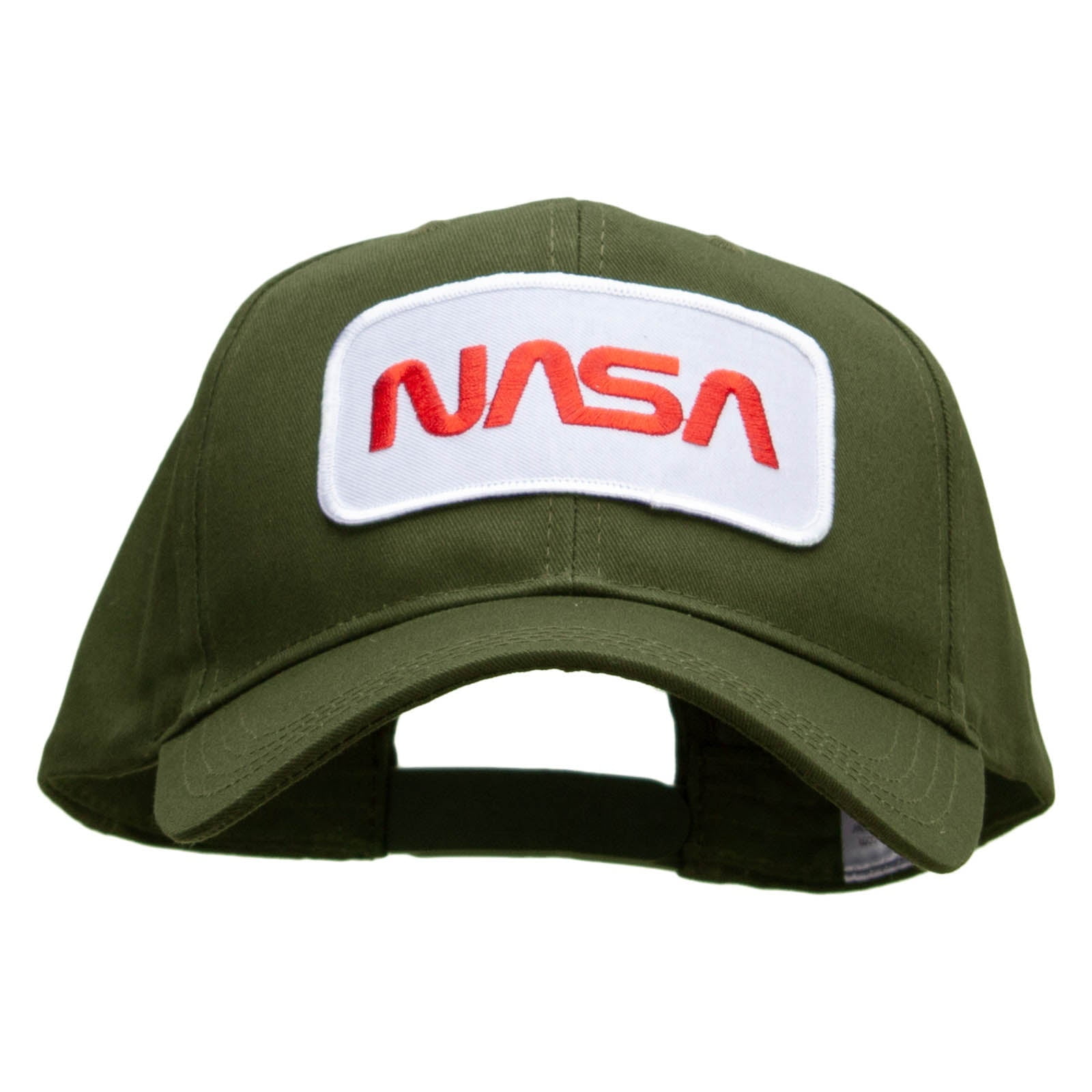 Nasa Patched Big Size Structured Solid Poly Cotton Twill High Profile ...