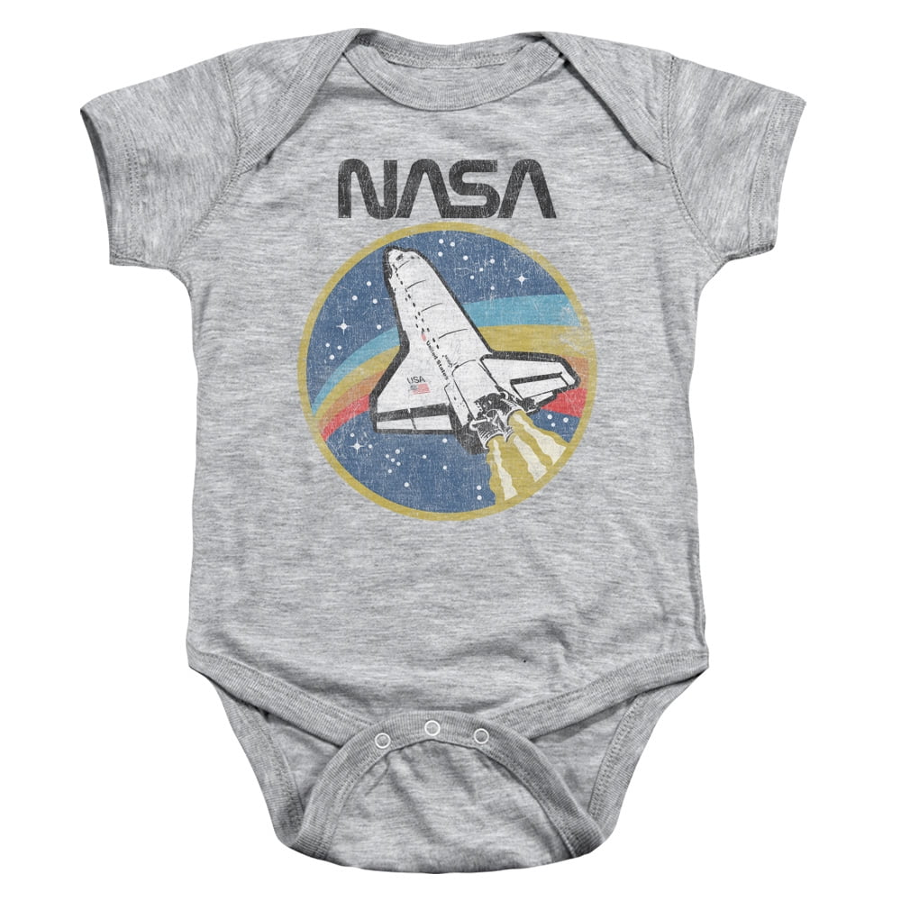 Trevco Sportswear NASA109-SS-1 Nasa Shuttle Infant Snapsuit, Athletic ...