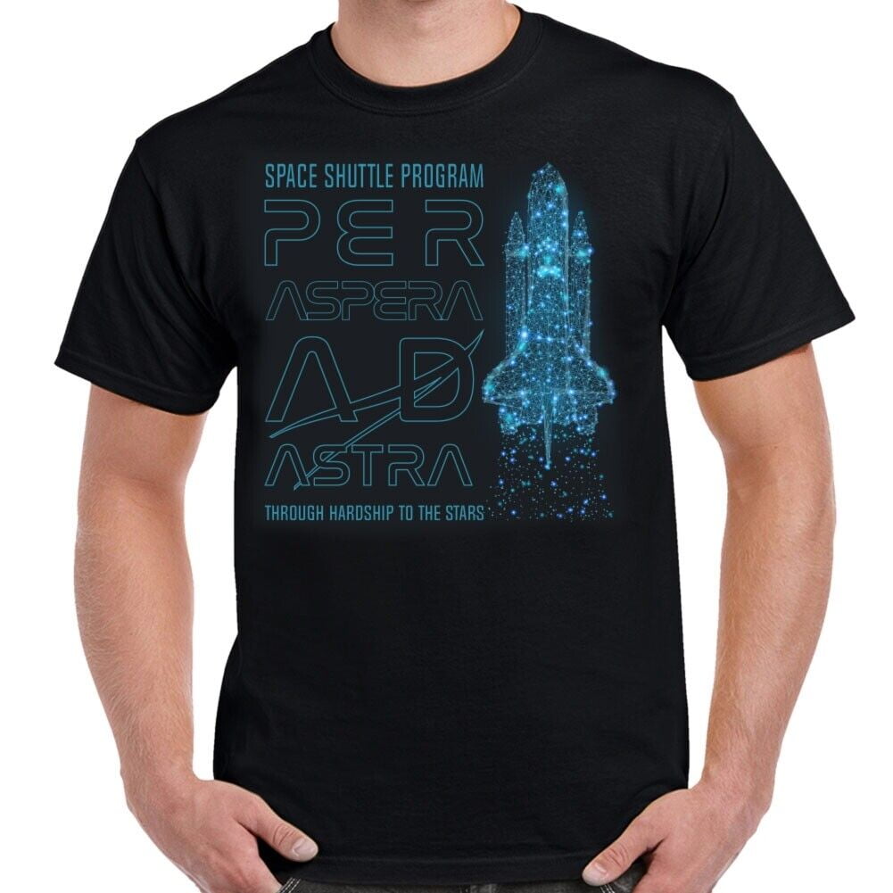 Nasa Space Shuttle Program Per Aspera T-Shirt - Walmart.com