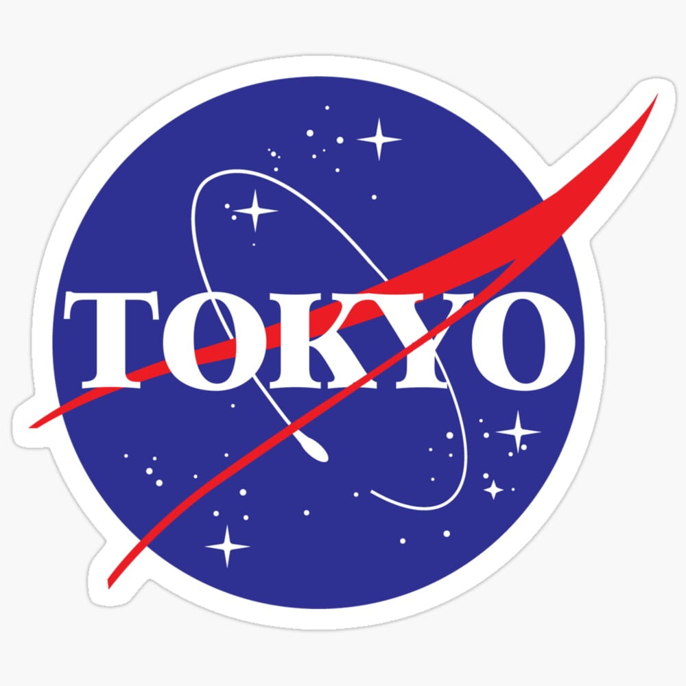 Nasa Tokyo Sticker Phone Decal Water Bottle Stickers Car Decals, Laptop ...