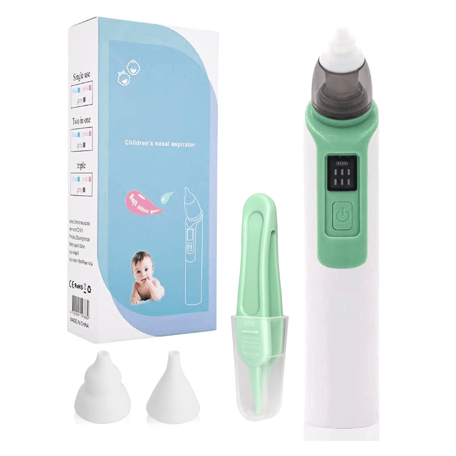 Nasal Aspirator for Baby Electric Nose Aspirator for Toddler Baby Nose ...