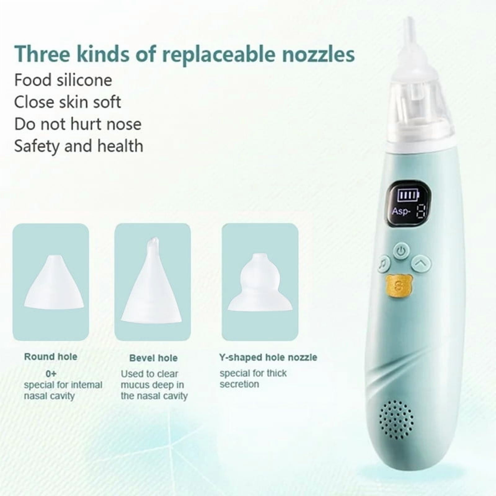 Nasal Aspirator for Baby with Protection Mode, Electric Nose Suction ...