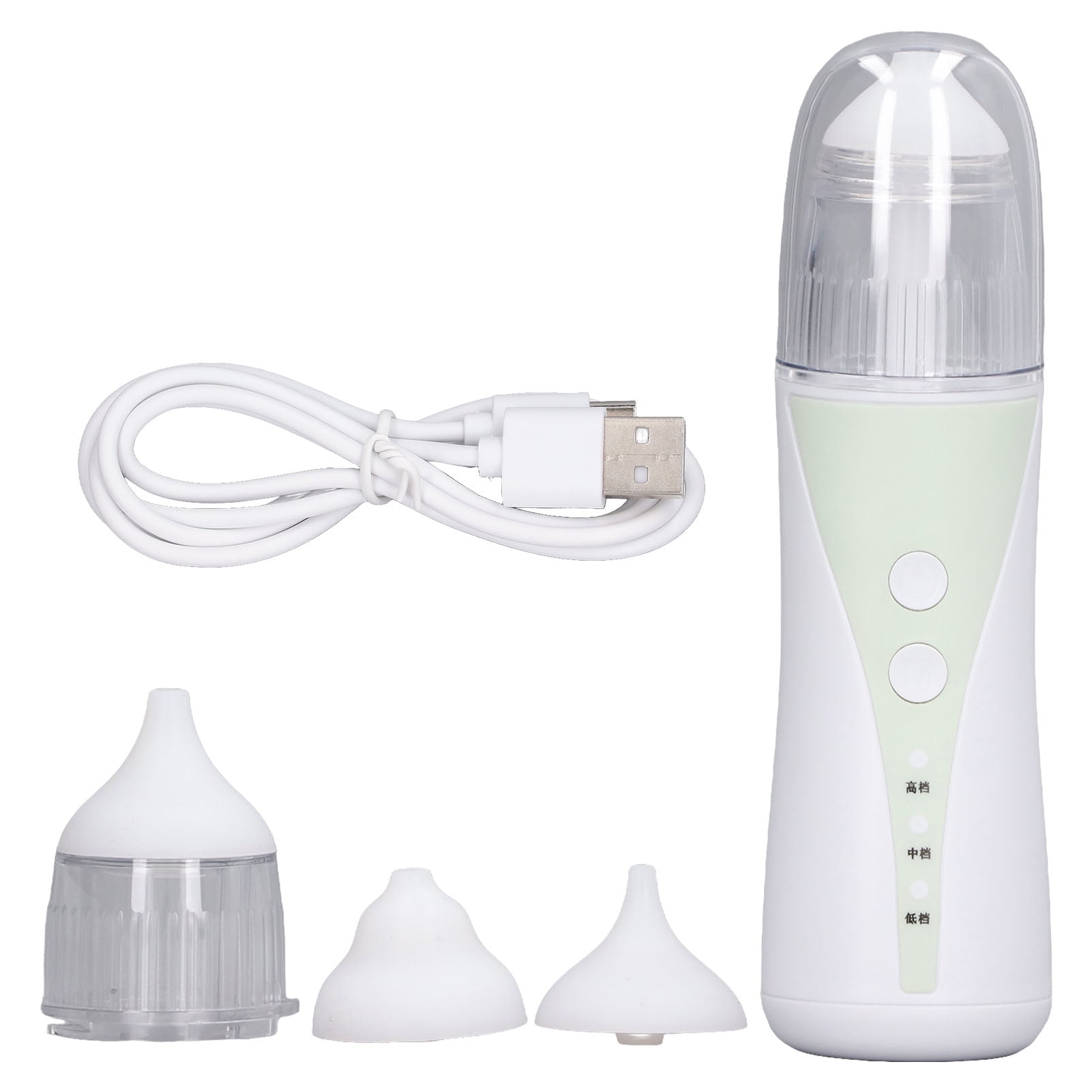 Nasal Aspirator IPX7 Waterproof 4 Levels Suction 30kpa Suction Force ...