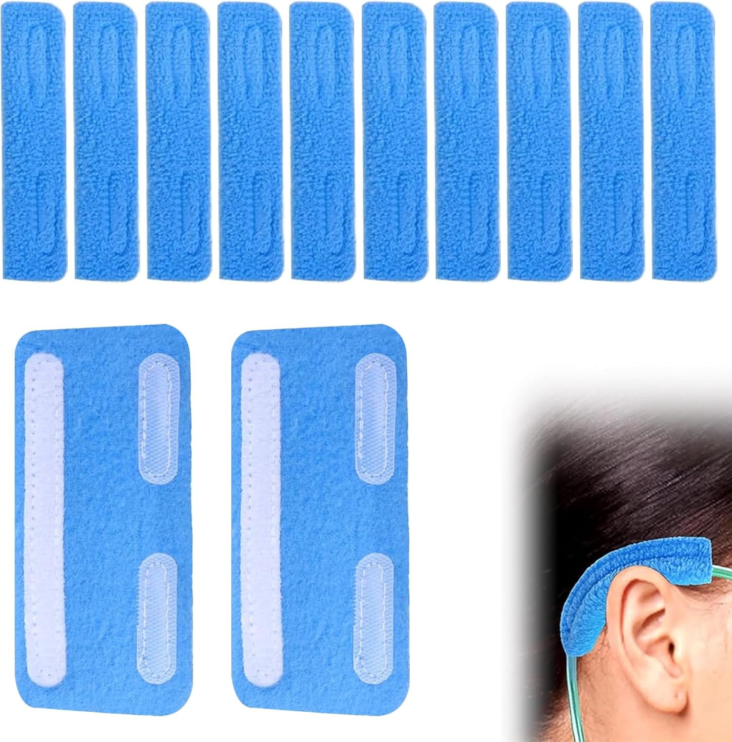 Nasal Cannula Ear Cushion Soft Oxygen Ear Pads 10 Pcs Oxygen Cannula ...