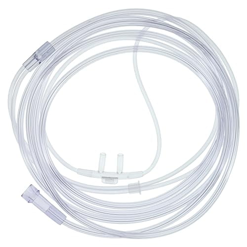 Nasal Cannula Oxygen for Adult Regular Tip 7' Tubing Nasal Disposable ...