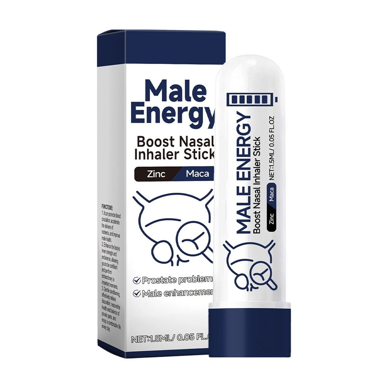 Nasal Decongestant Inhaler, 1 Count (Pack of 1) - Walmart.com