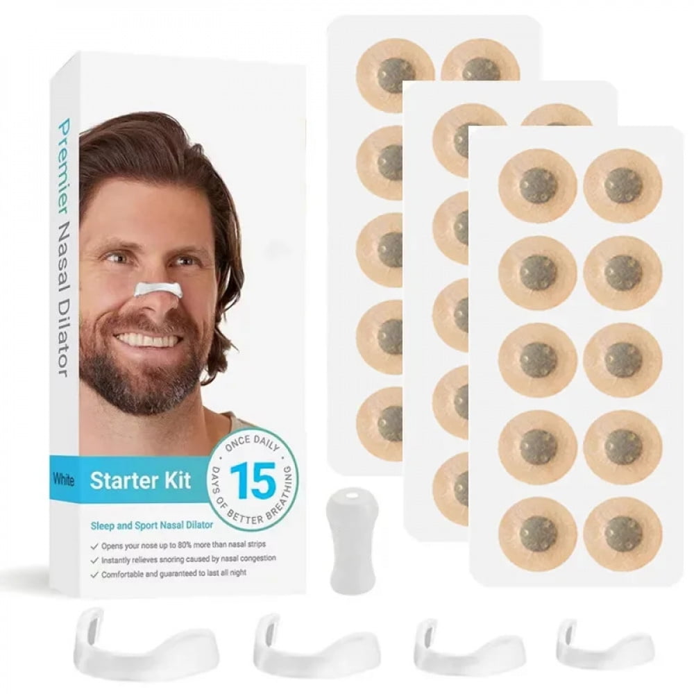 Nasal Dilator Sleep Nasal Strips Nose Breathe Better Magnetic Nose Clip ...