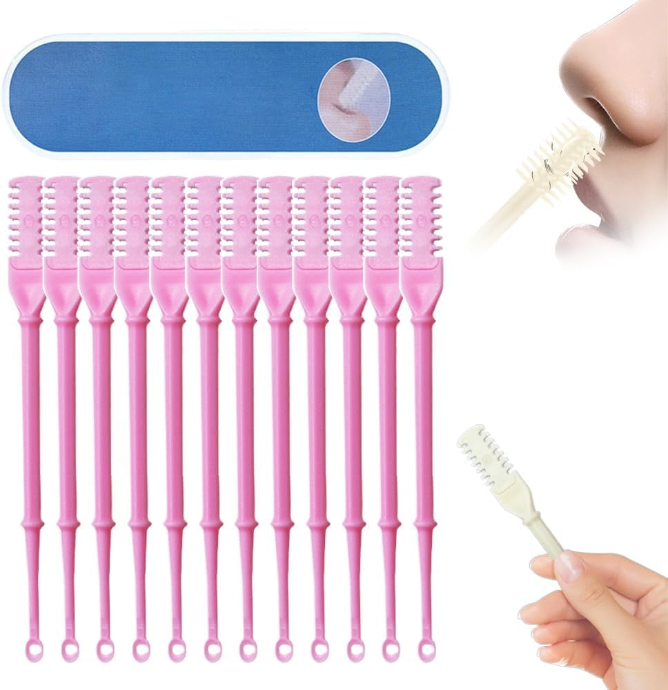 Nasal Hair Cutter, 2024 New Double Sided Nose Hair Knife Nose Manual ...