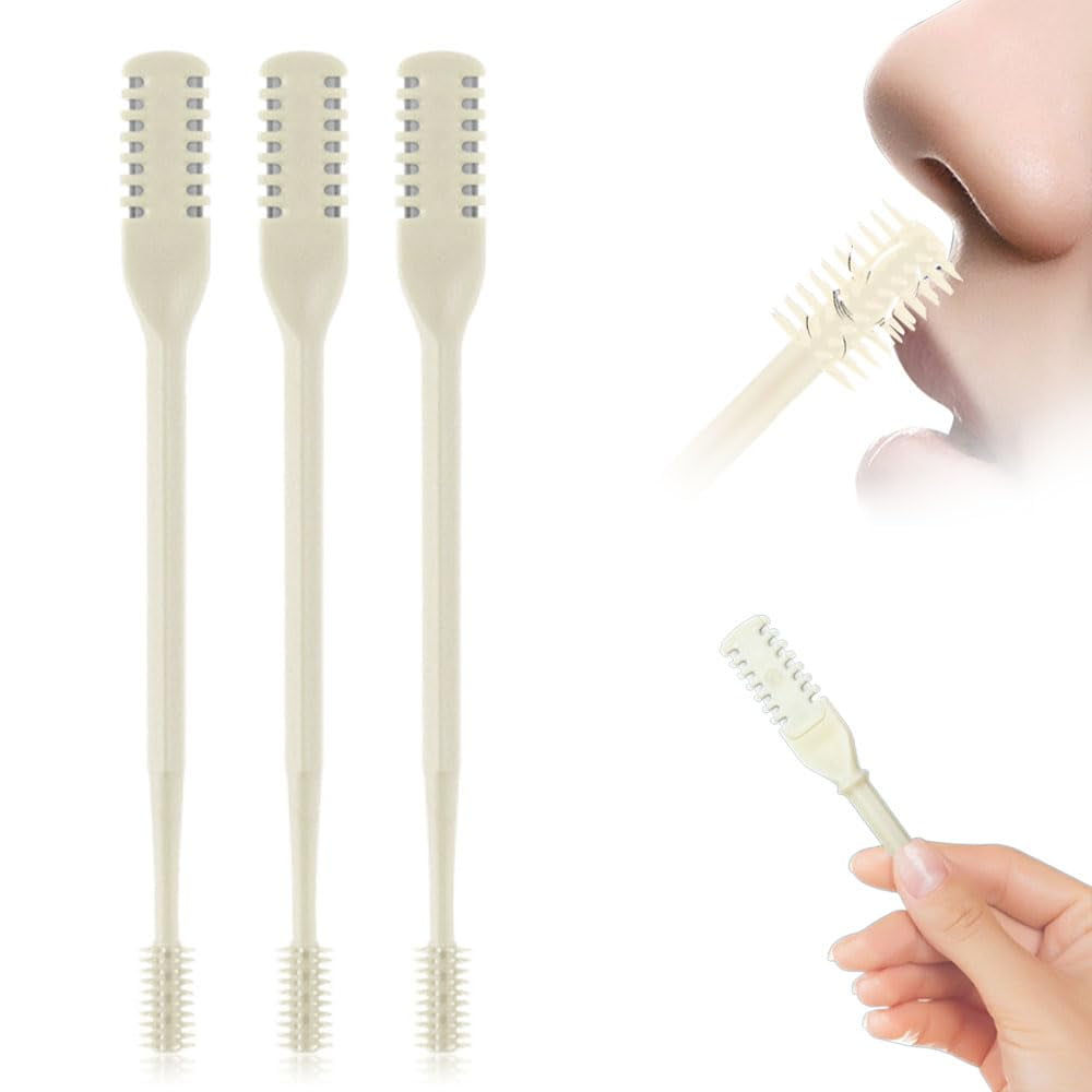 Nasal Hair Cutter, 2025 New Double Sided Nose Hair Knife Nose Manual ...