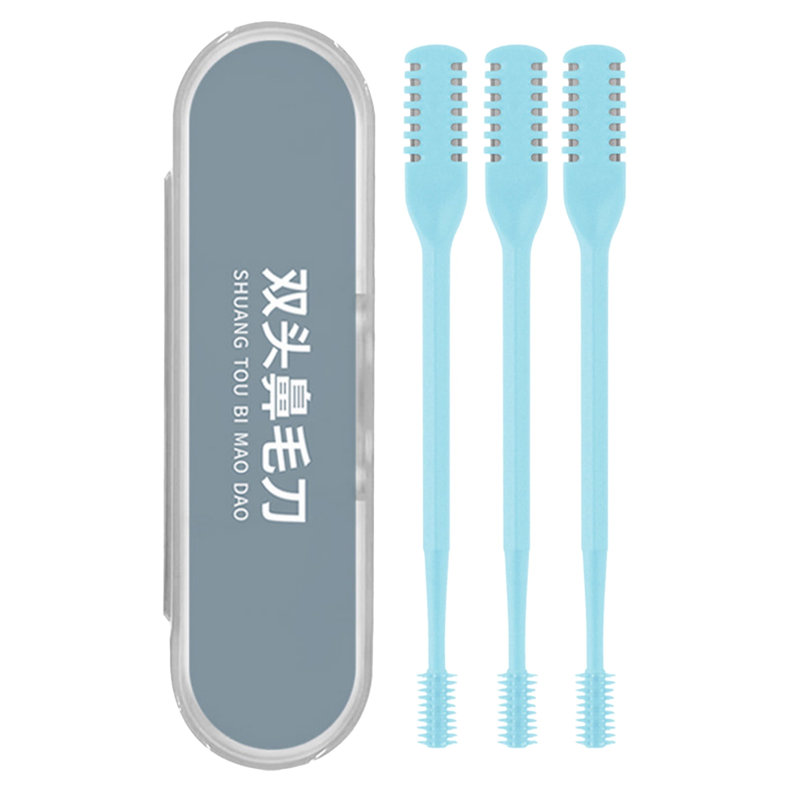 Nasal Hair Cutter,3X Stainless Steel Nasal Hair Trimmer,Double Sided ...