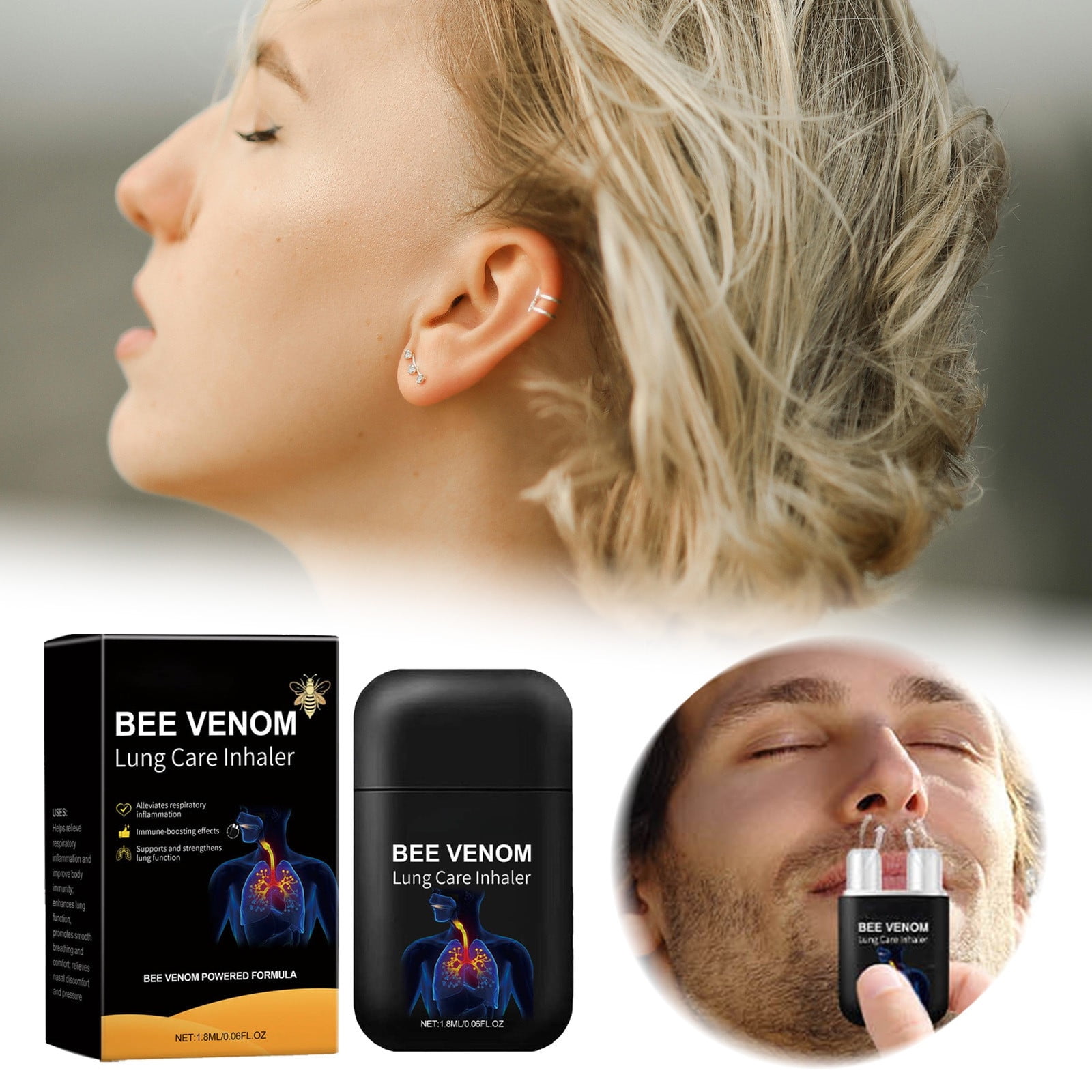 Nasal Inhaler For Energy Natural Respiratory Care Refreshing ...