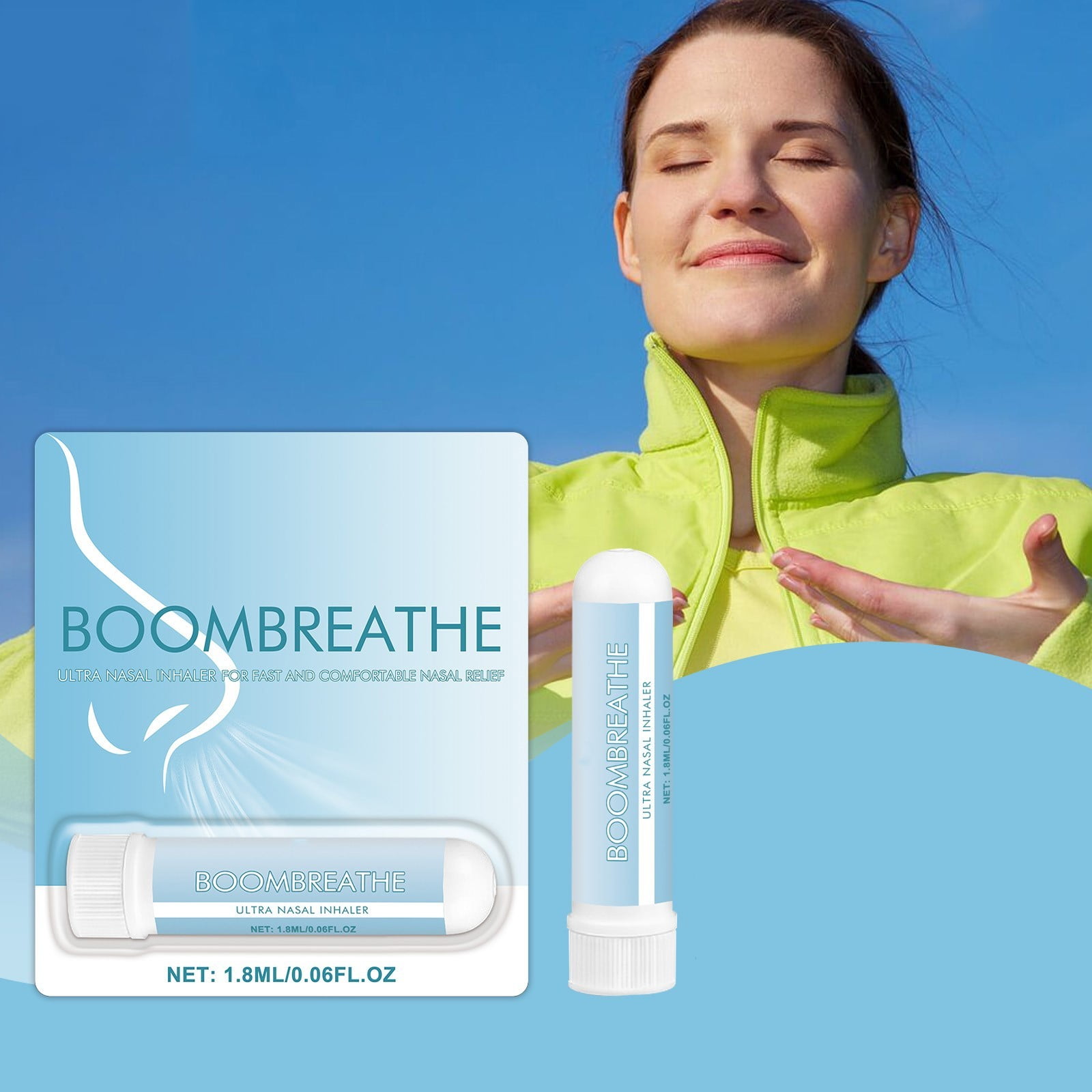 Nasal Inhaler Stick Nasal Inhaler for Congestion Relief – Portable ...