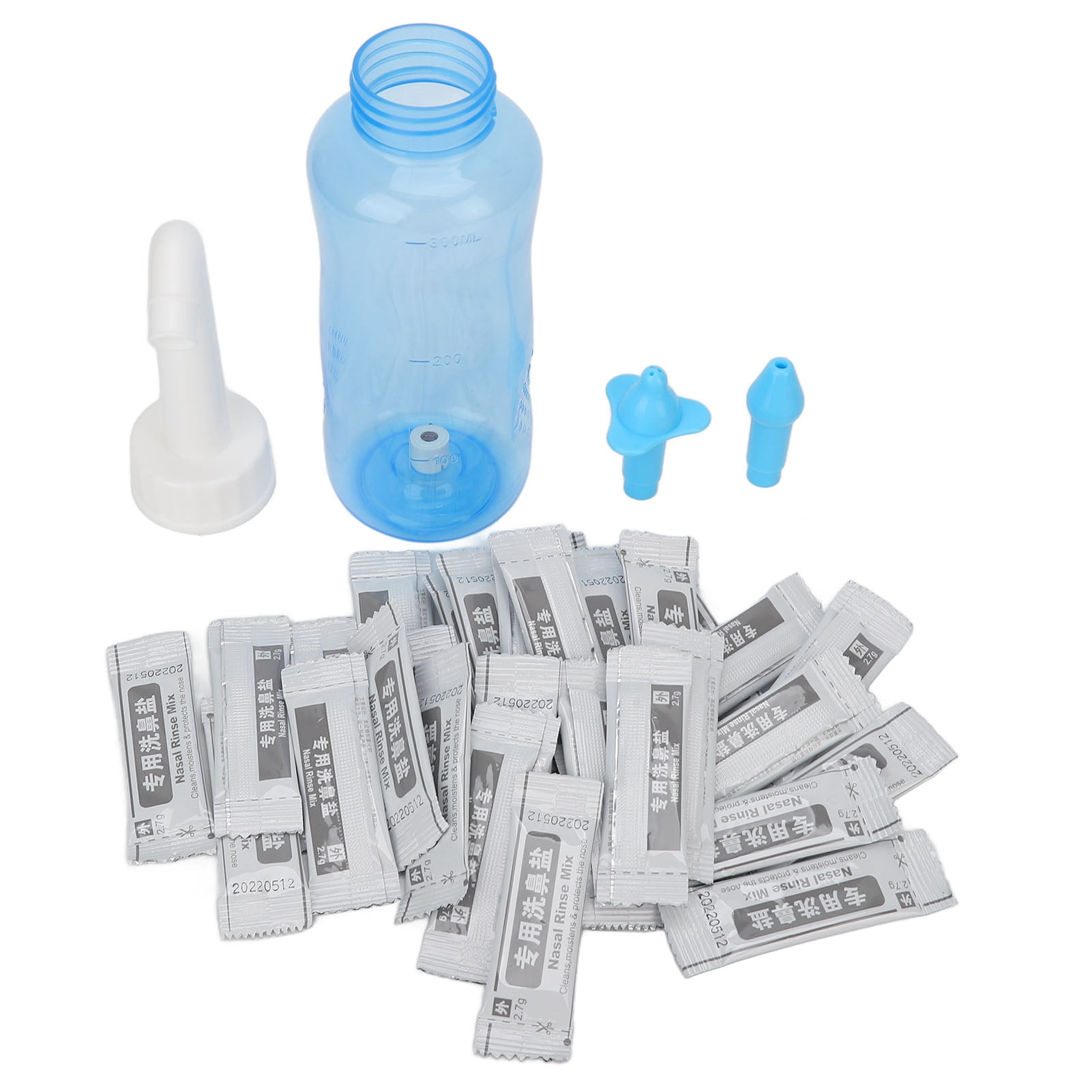 Nasal Irrigation Set Mild Water Stream Nose Rinse Cleaner Bottle 300ml ...