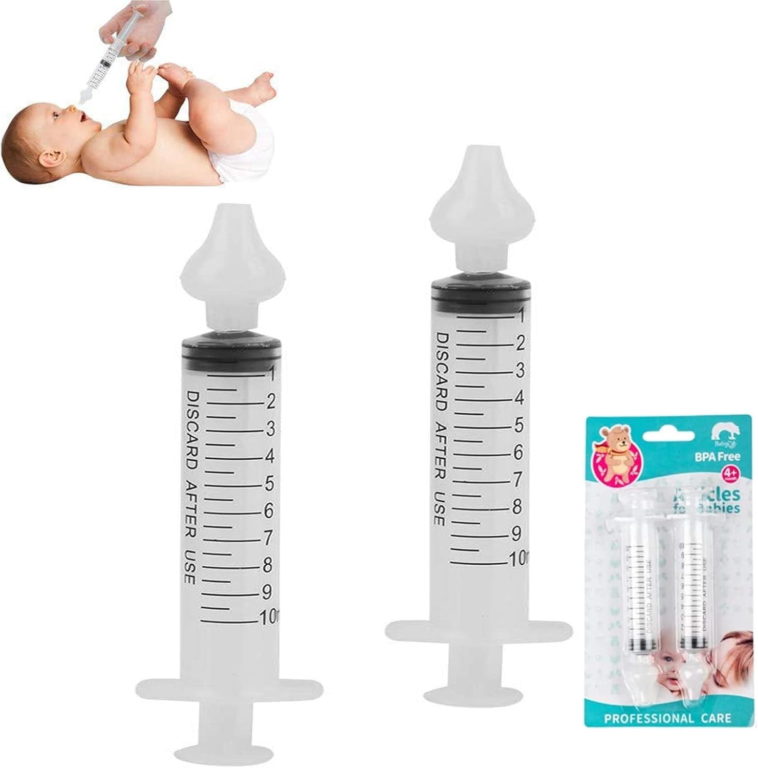 Nasal Irrigator for Baby,Syringe Nasal Irrigator,10ml Nasal Irrigator ...