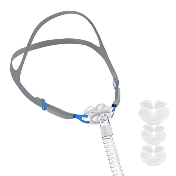 Nasal Pillow Mask with 360 Rotating Elbow, Multi-Vent Design for CPAP ...