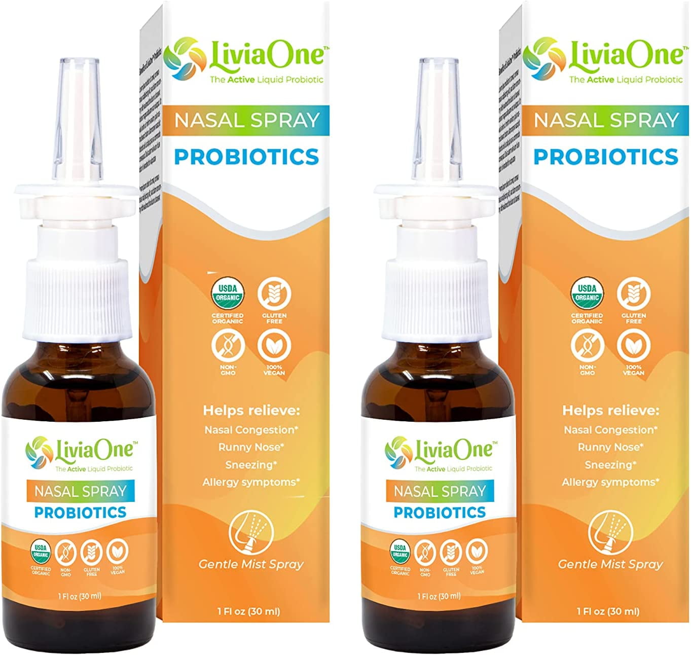Nasal Spray, All-Natural Plant Based Probiotic Sinus Spray 1 Fl Oz ...