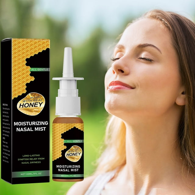 Nasal Spray and Tissue Bundle 24-Hour Allergy Relief Steroid-Free Nasal ...