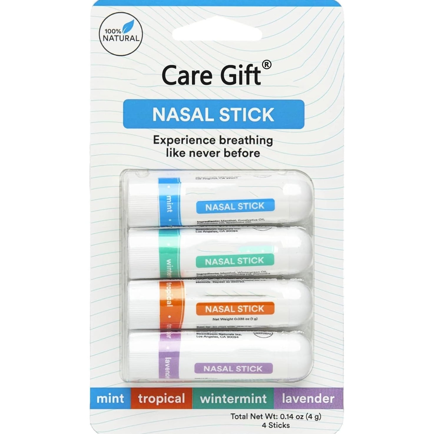 Nasal Stick (4 Pack) | Vapor Flow Technology | Better Breathing ...