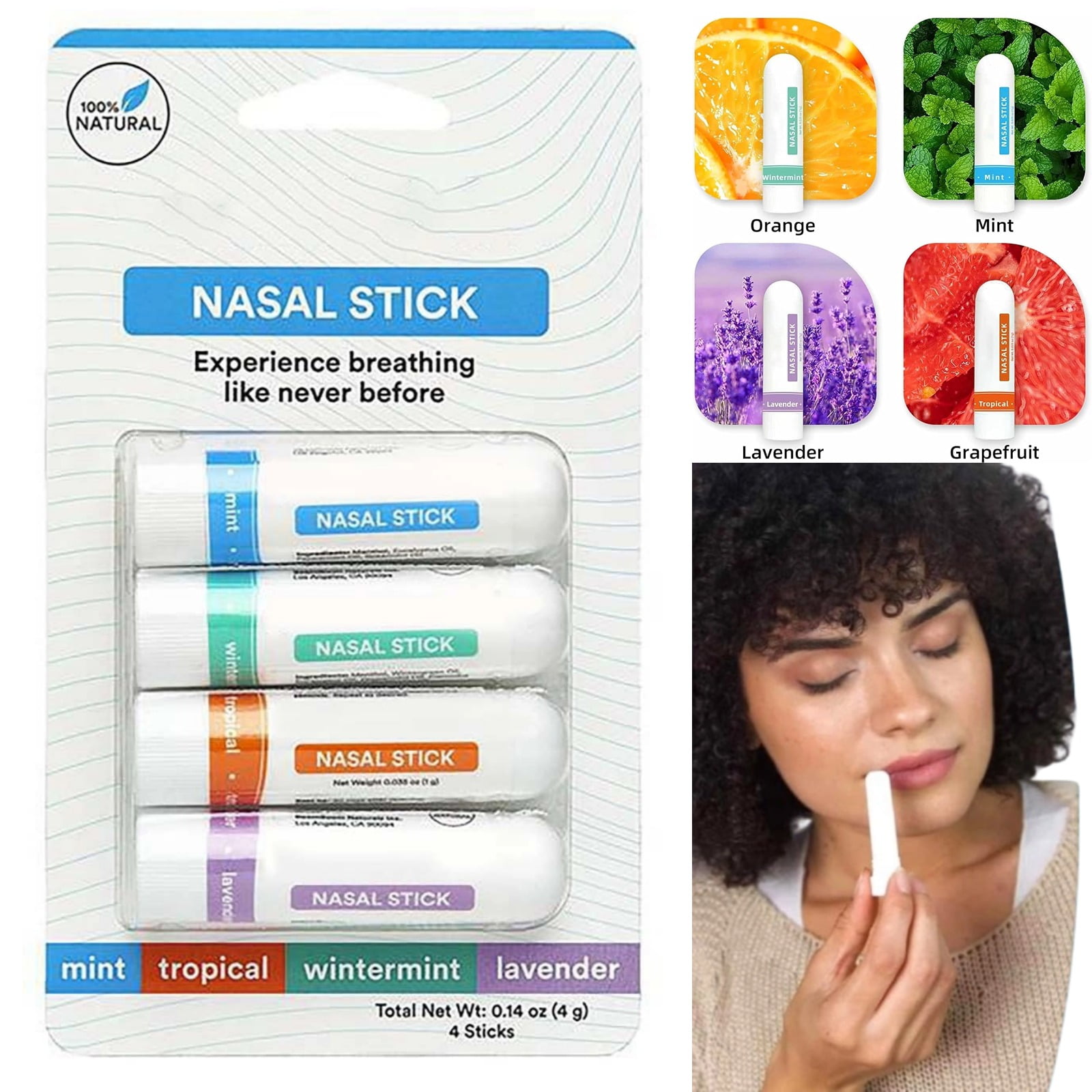 Nasal Stick, Eco-Friendly Nasal Inhaler Stick, Vapor Inhaler Nasal ...