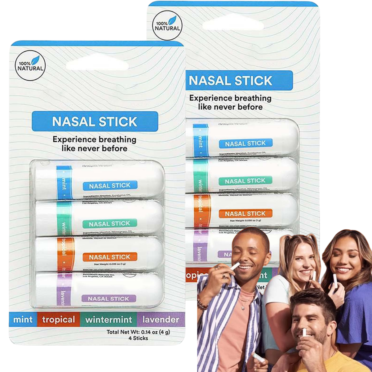 Nasal Stick Nasal Inhaler Stick Portable Nasal Inhaler Natural ...