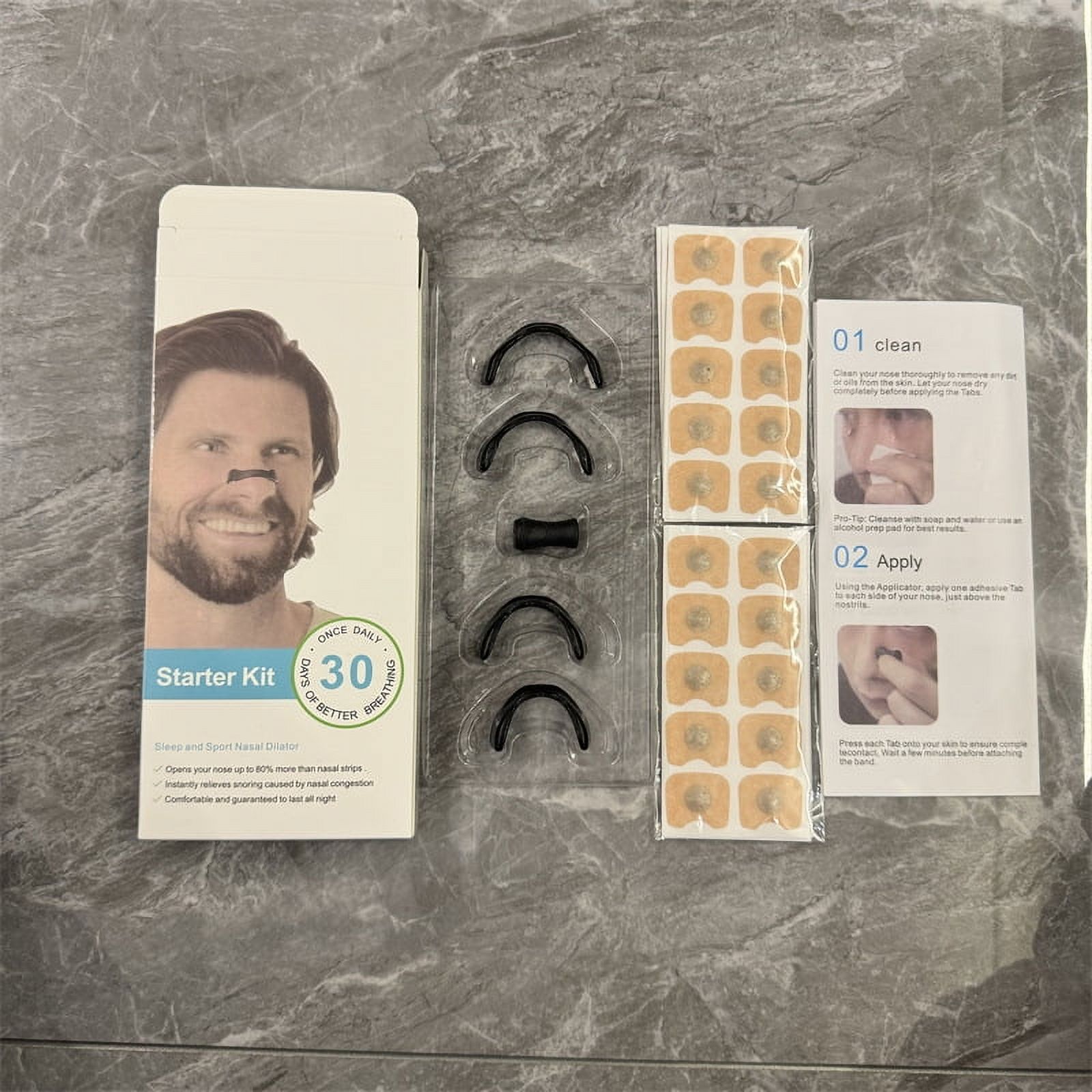 Nasal respirator dilator Nasal breathing dilators Starter Kit - Walmart.com