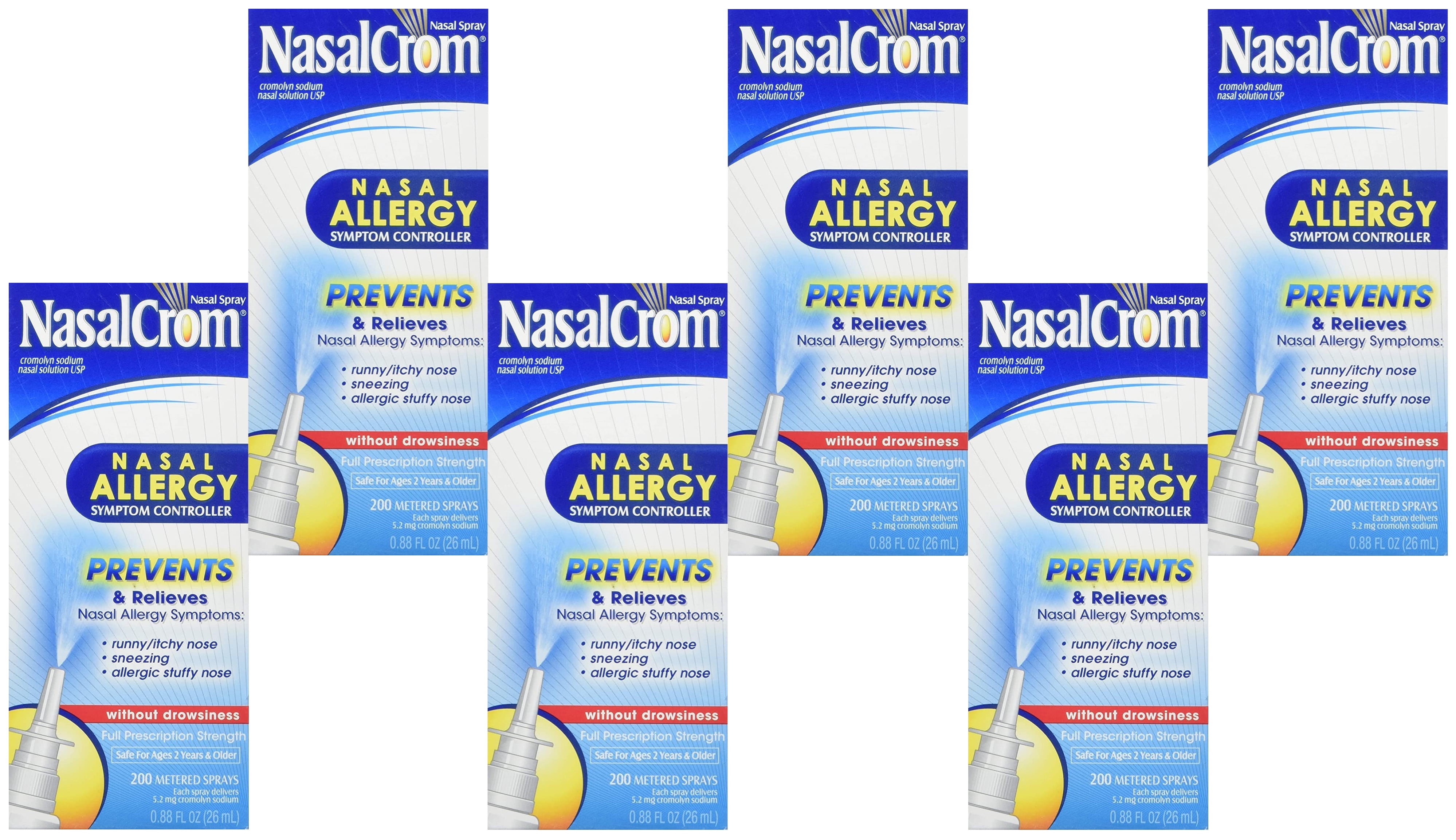 NasalCrom Nose Health Allergy Symptom Controller Nasal Spray |200 ...