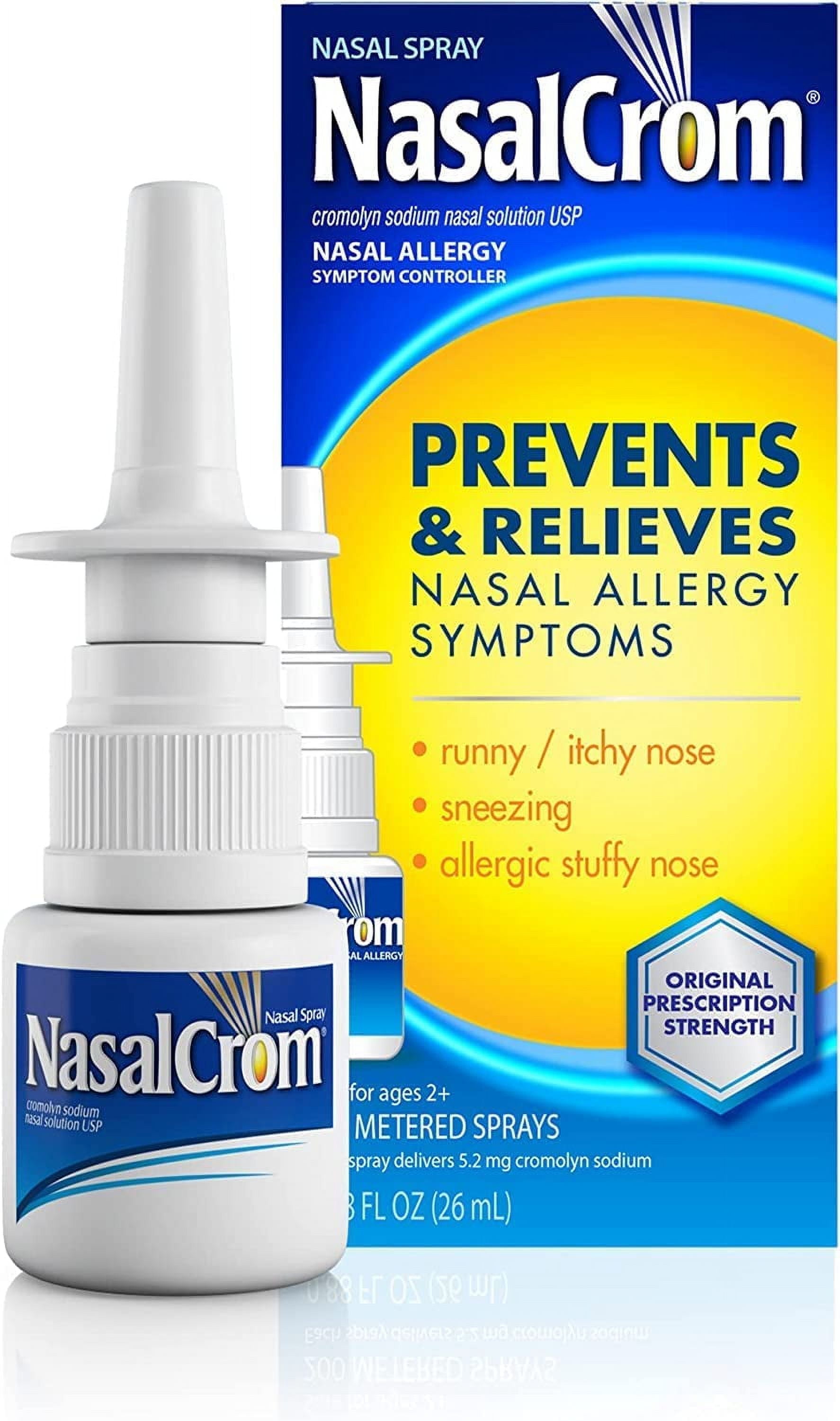 NasalCrom Allergy Symptom Controller, Nasal Spray Medicine, Prevents ...