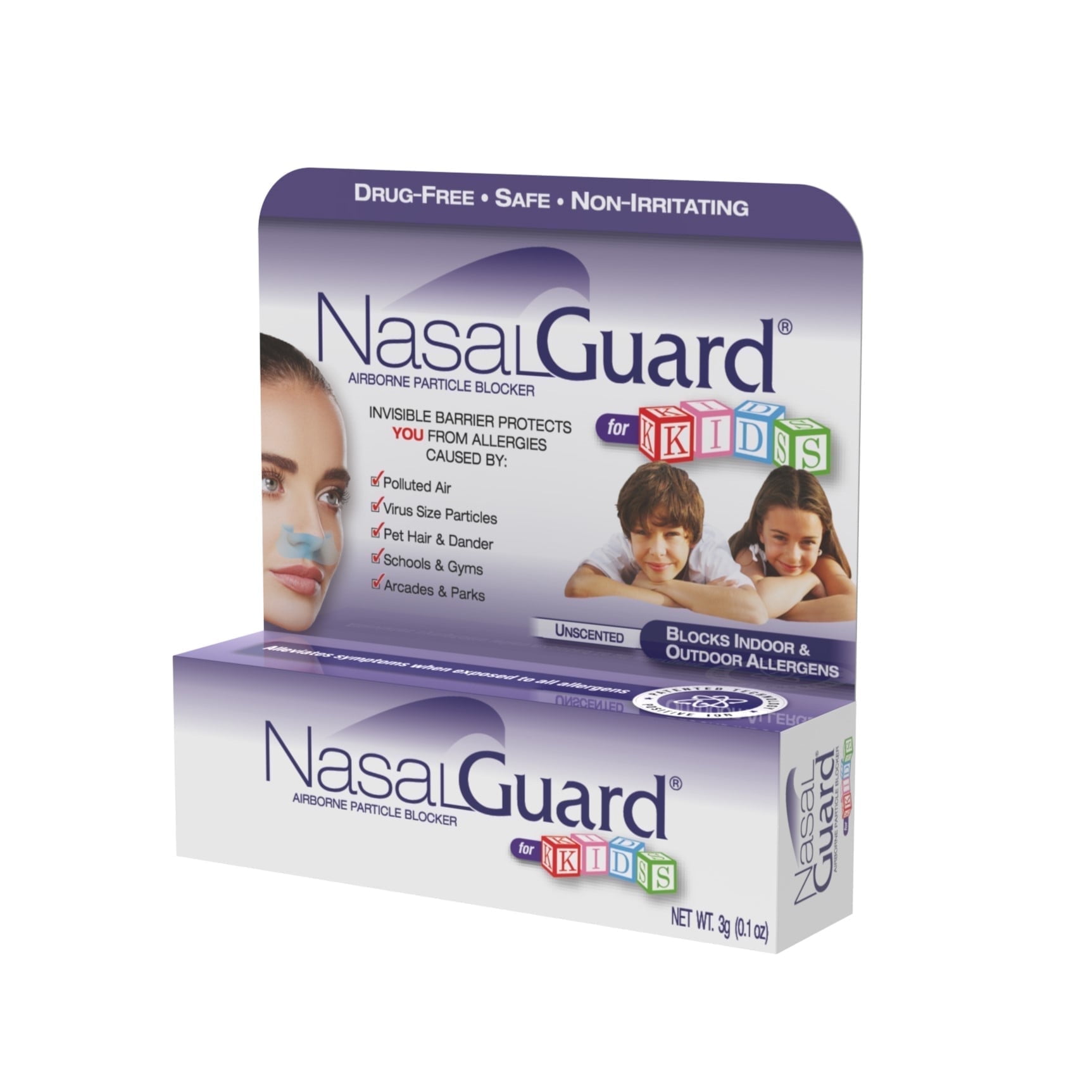 NasalGuard Airborne Particle Blocker Nasal Gel for Kids – Dust, Pet ...