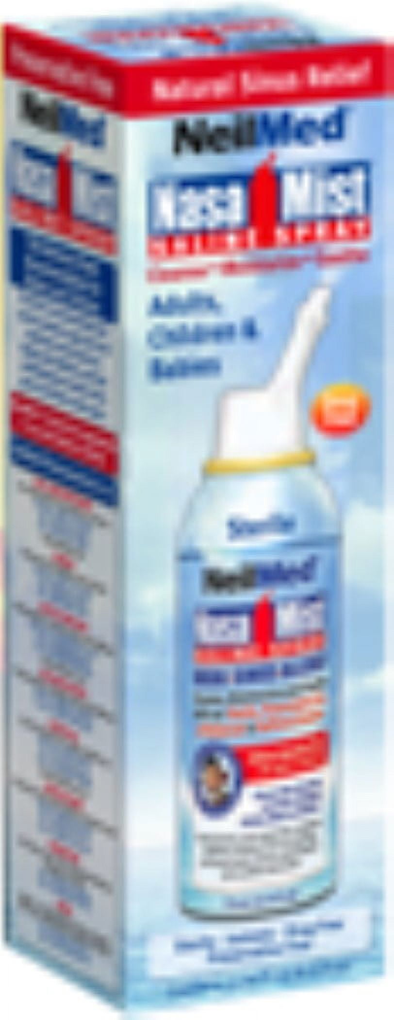 Nasamist Saline Spray Isotonic 75 ml (Pack of 2) - Walmart.com