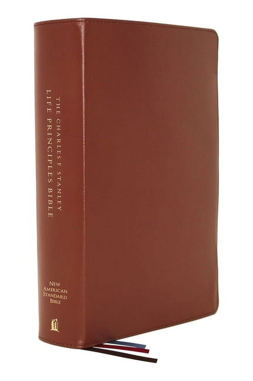 Nasb, Charles F. Stanley Life Principles Bible, 2nd Edition, Genuine ...