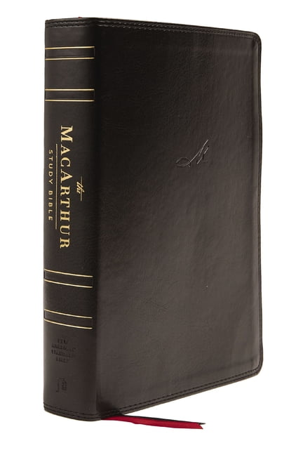 Nasb, MacArthur Study Bible, 2nd Edition, Leathersoft, Black, Thumb ...