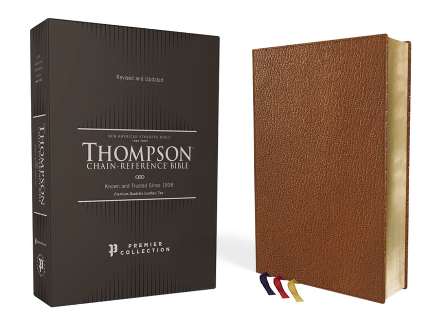 Nasb, Thompson Chain-Reference Bible, Premium Goatskin Leather, Premier ...