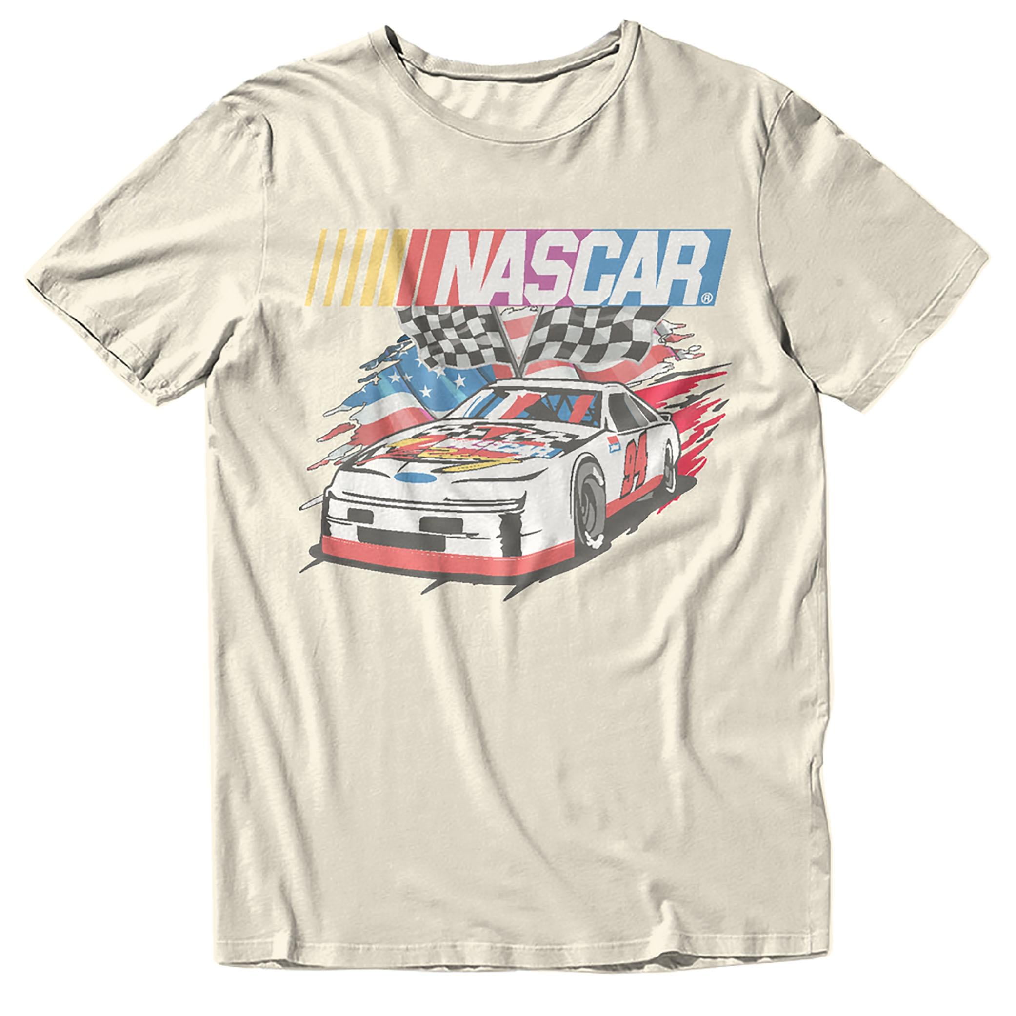 Nascar American Pride Mens and Womens Short Sleeve T-Shirt (Sand, S-XXL ...