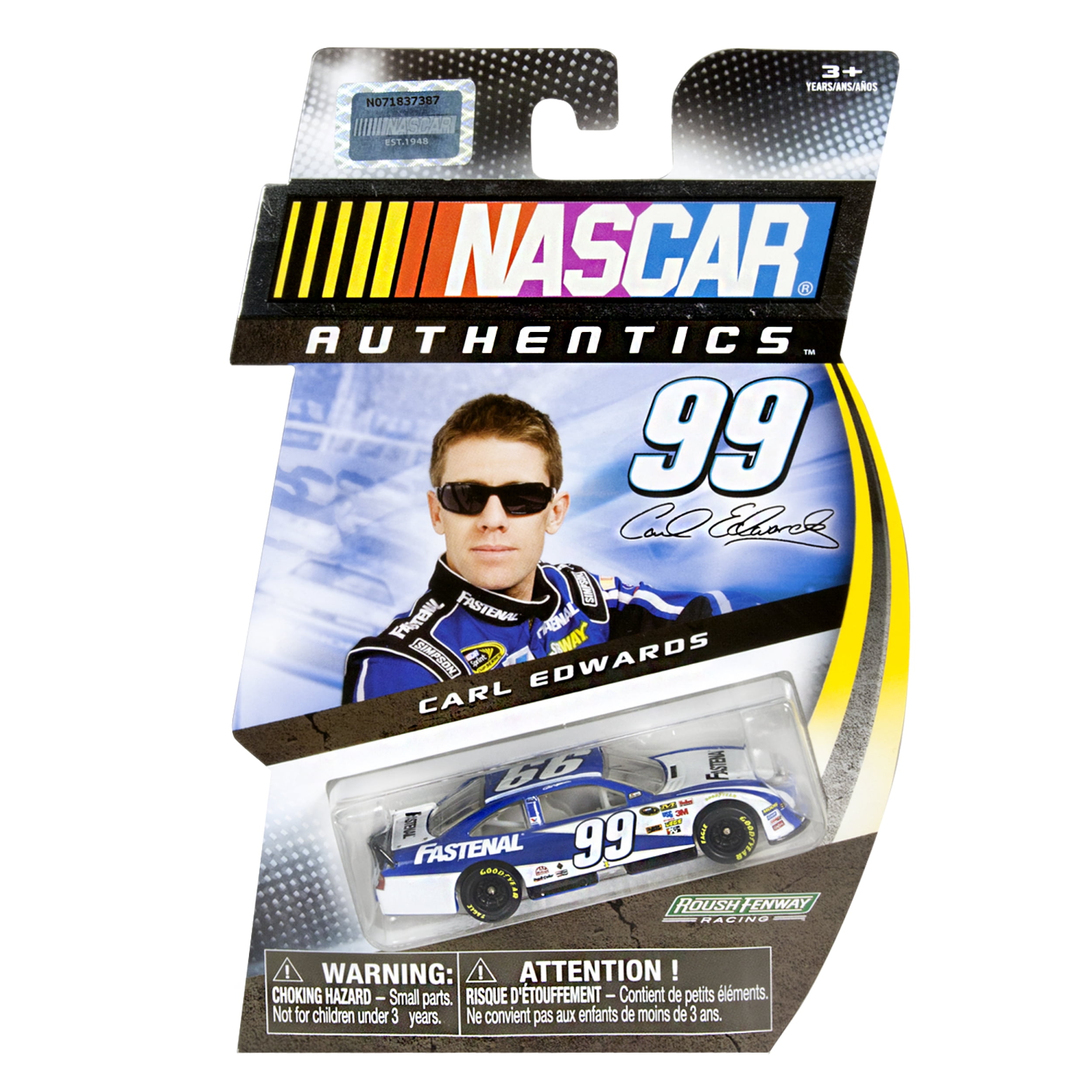 Nascar Authentics Carl Edwards #99 Fastenal 1:64 Die Cast Car - Walmart.com