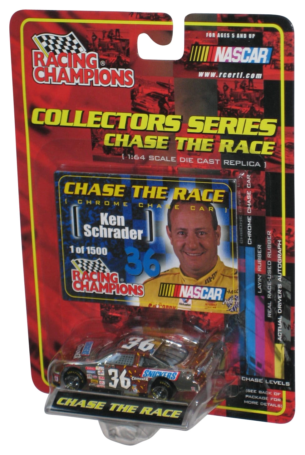 Nascar Racing Champions Chase The Race (2001) Chrome Snickers Ken ...