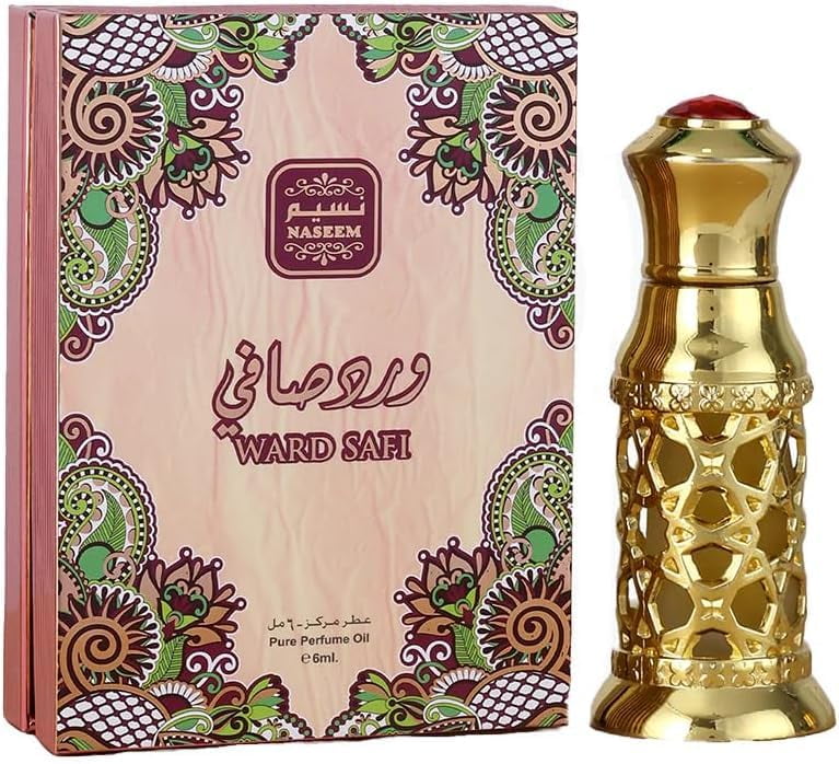 Naseem Ward Safi Perfume Oil 6ml | Alcohol-Free Rose, Sandalwood & Musk ...