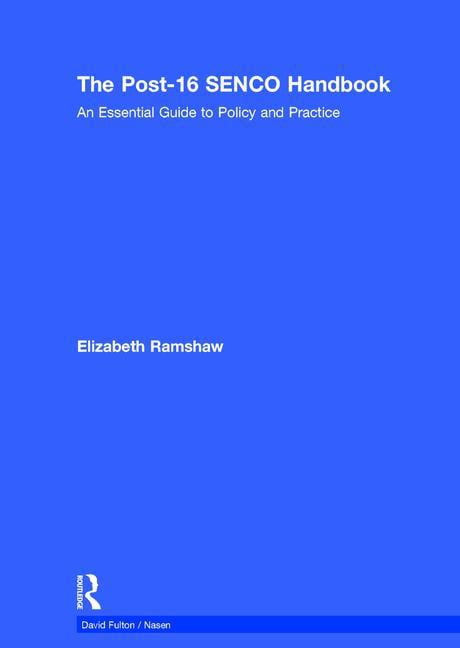 Nasen Spotlight: The Post-16 Senco Handbook (Hardcover) - Walmart.com