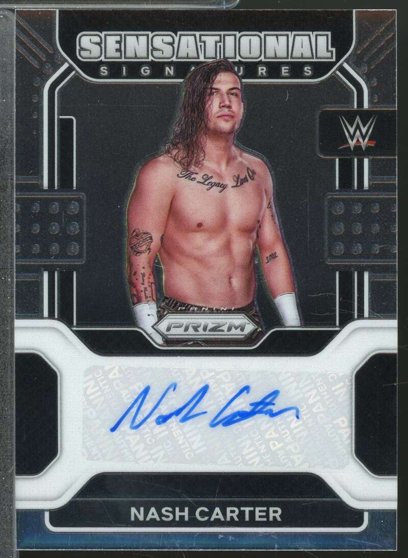 Nash Carter Card 2022 Panini Prizm WWE Sensational Signatures Autograph ...
