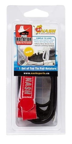 Nash Ice Hockey Goalie Pad Rotator System - Shock Cord Toe Ties, Pair ...