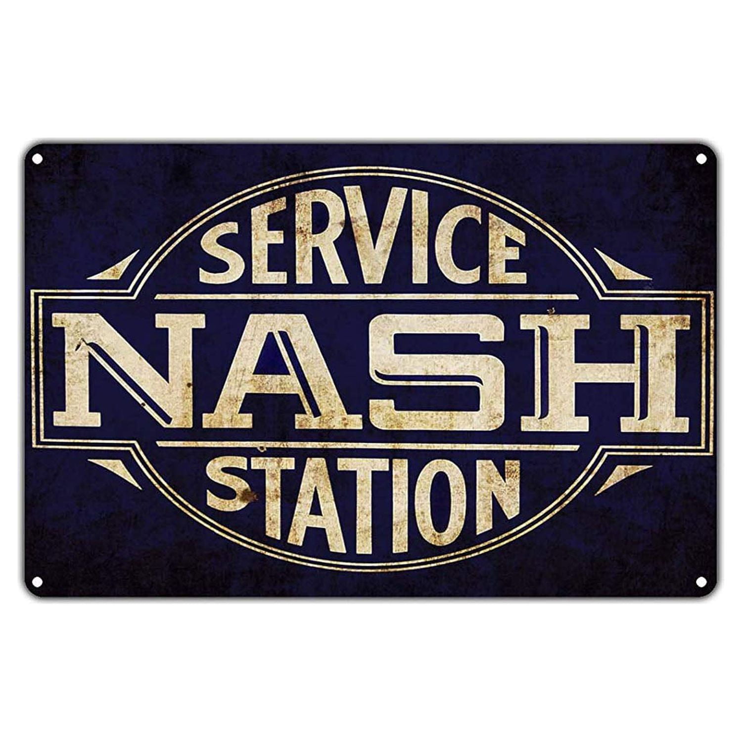Nash Service Station Gas Oil Vintage Retro Metal Wall Decor Art Auto ...