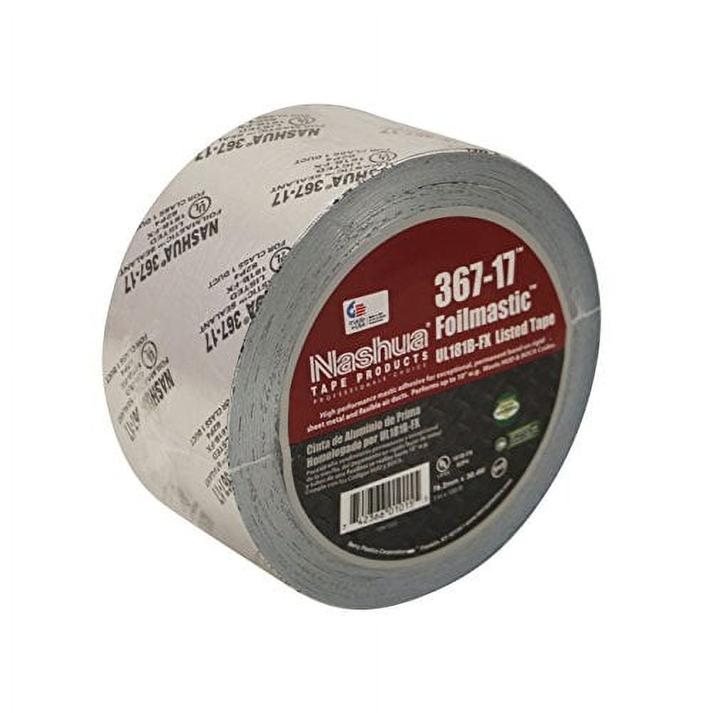 Nashua FoilMastic Butyl Rubber Sealant Tape [UL 181B-FX listed] (367-17 ...